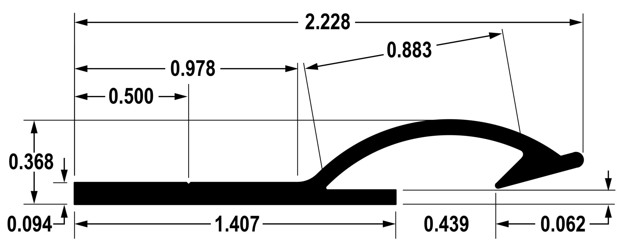 Brake Metal Clip CMA 162 - SAF